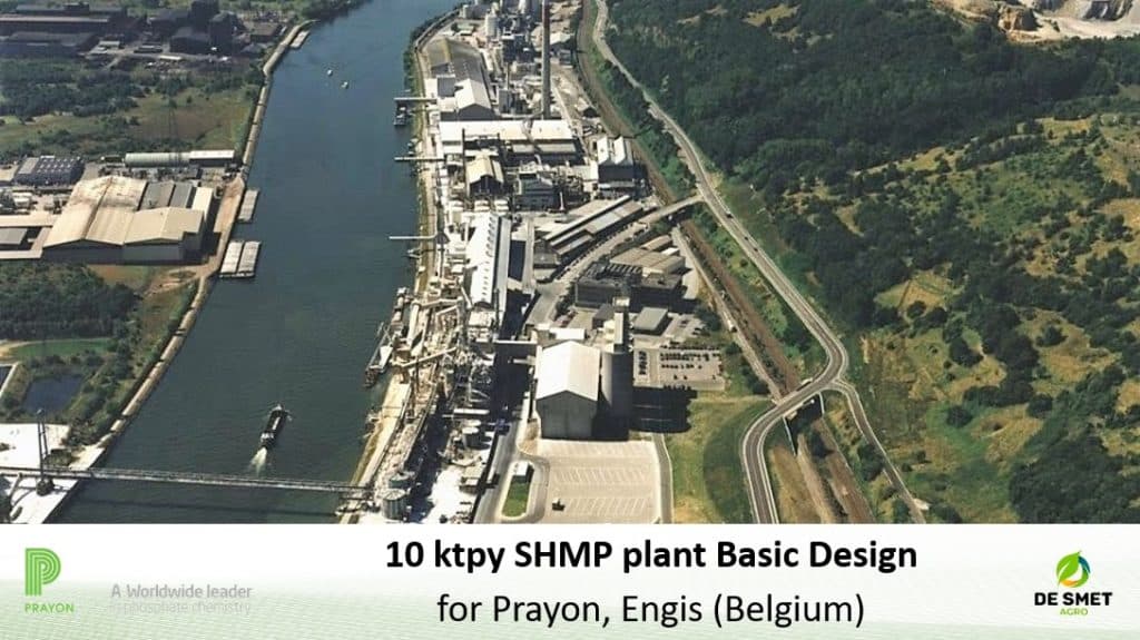 PRAYON selected De Smet Agro for the Basic Design of its new 10 ktpy ...