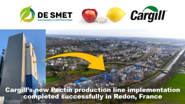 CARGILL’s new Pectin production line implementation completed ...