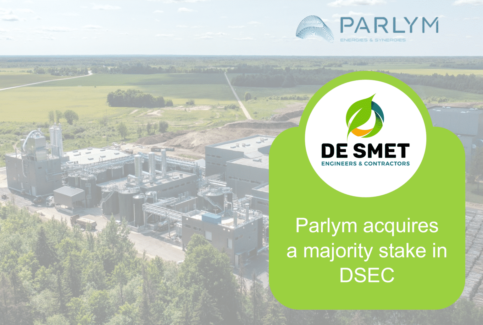 De Smet Engineers & Contractors (DSEC) rejoint le Groupe Parlym: un ...
